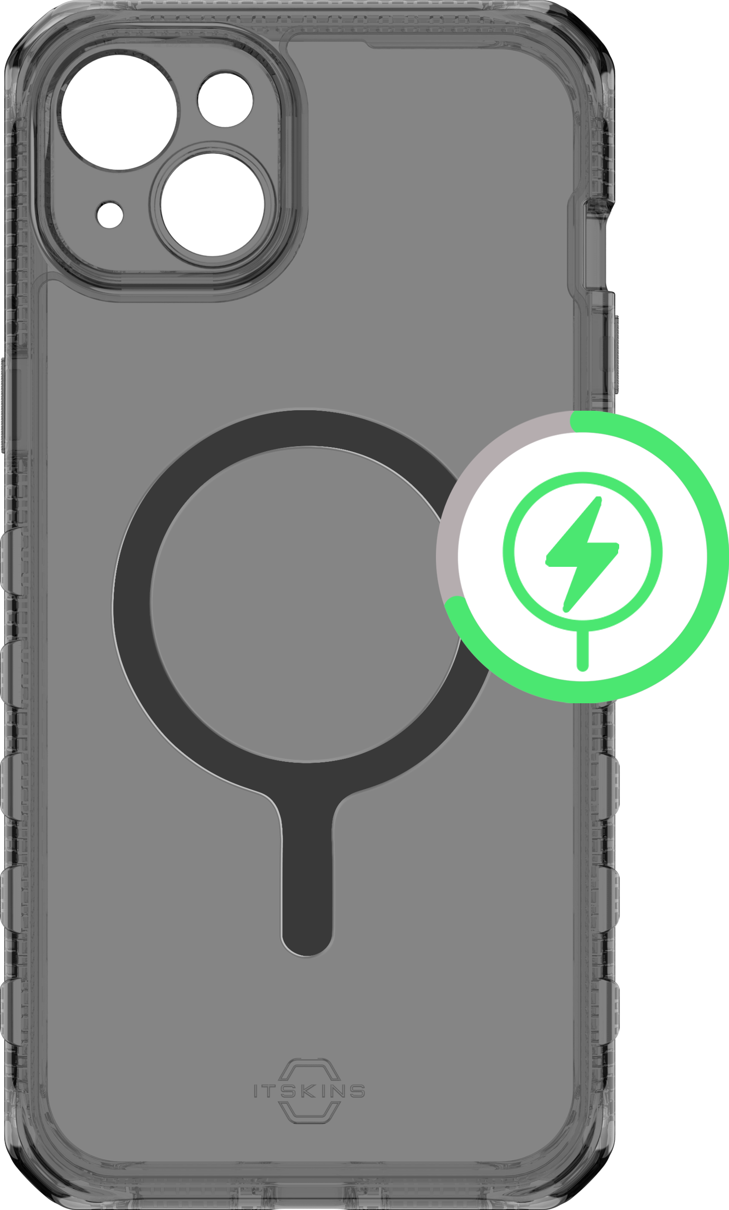 ITSkins Supreme R Magsafe-transparant - for iPhone 15 (6.1")