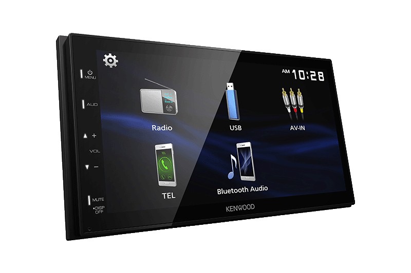 Kenwood DMX-129BT autoradio Zwart Bluetooth - Cartronics